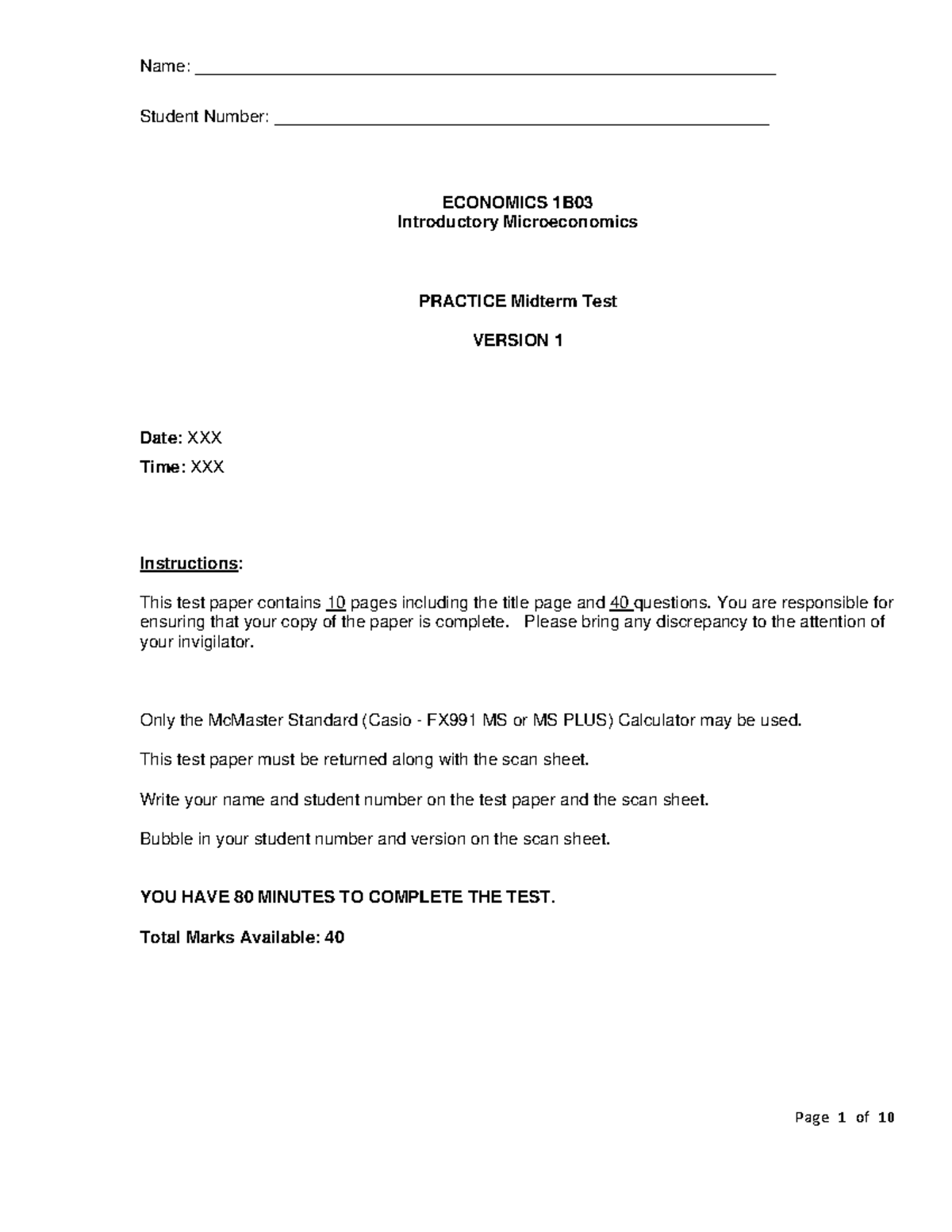 1B03 Practice TEST midterm f22 sat v1 - Name: - Studocu