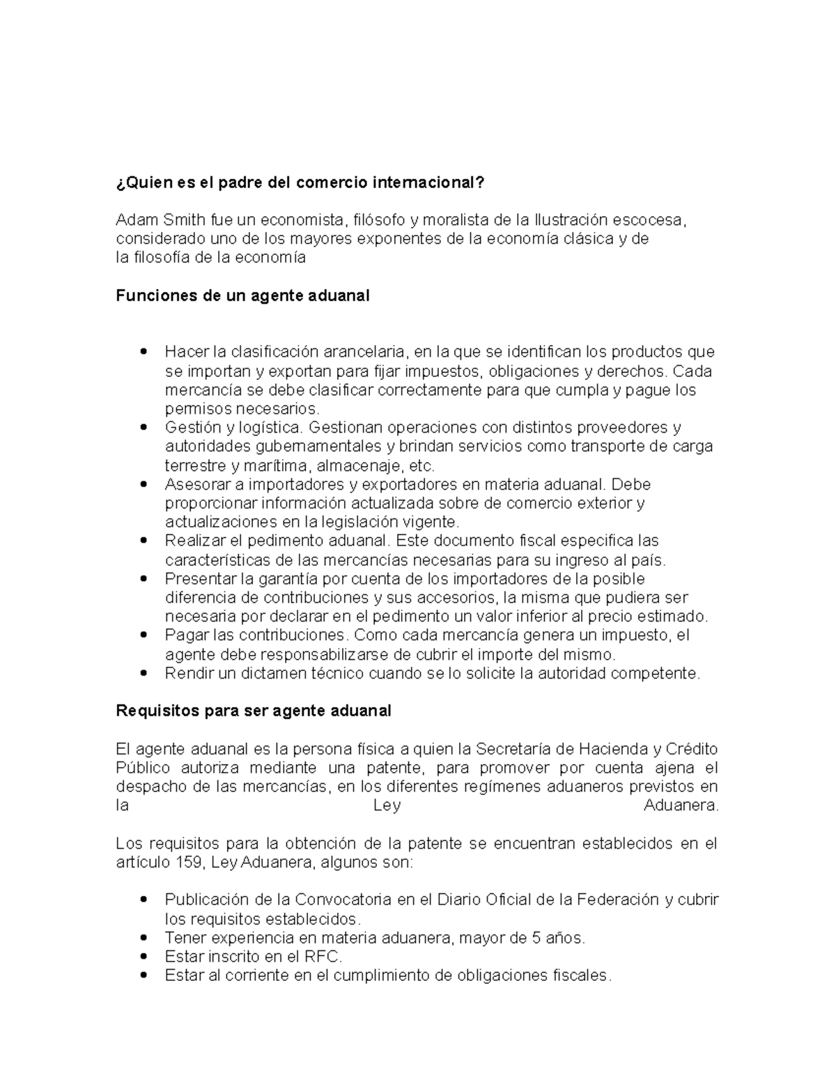 mercancias y trueque - ¿Quien es el padre del comercio internacional ...