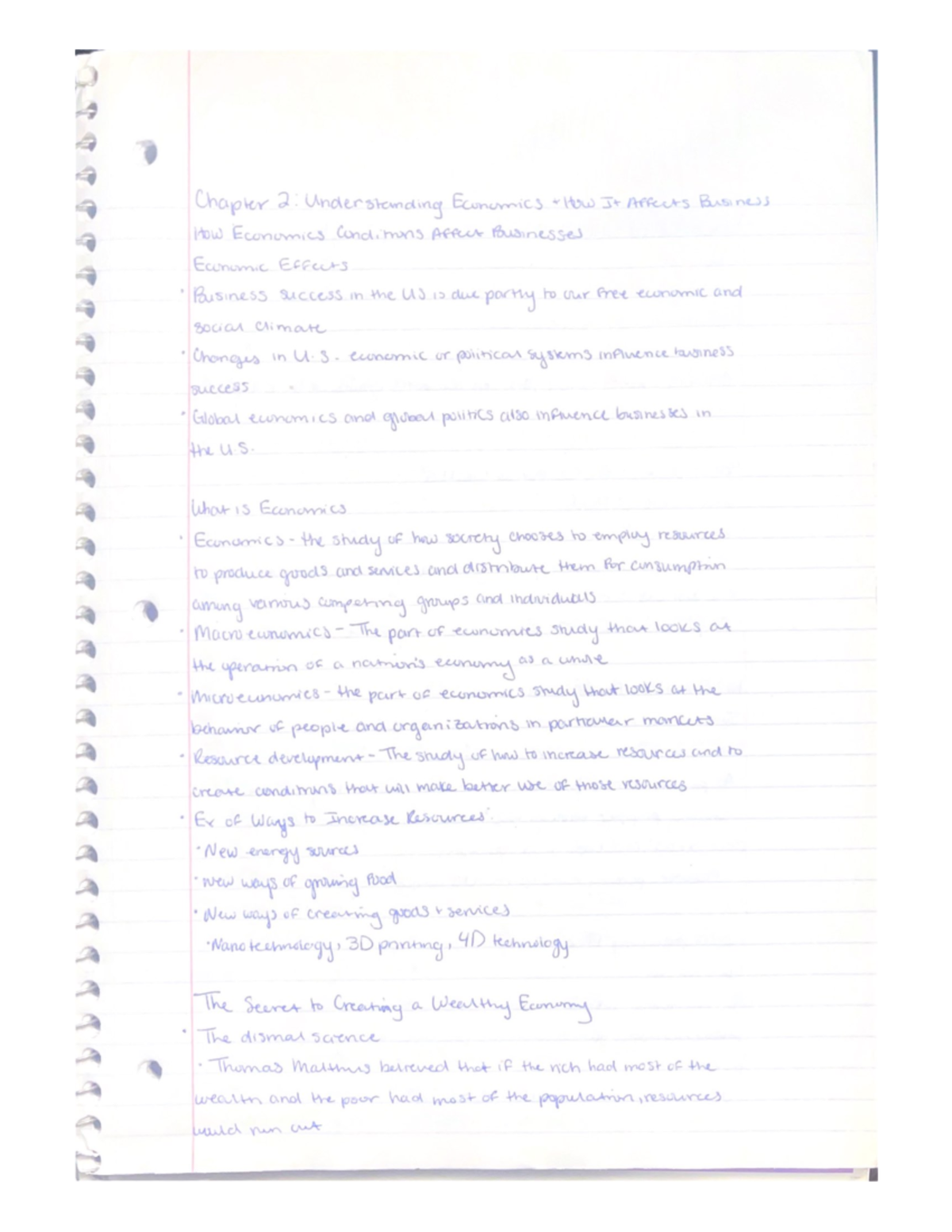 Understanding Economics and How it Affects Business - BUSA 2115 - Studocu