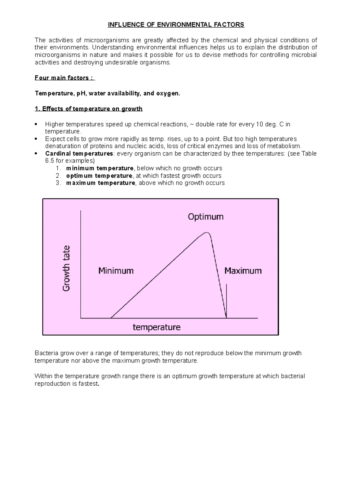 Influence OF Environmental Factors - INFLUENCE OF ENVIRONMENTAL FACTORS ...