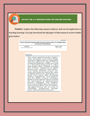 Lesson-PLAN-final - LESSON PLAN - LESSON PLAN FOR ENGLISH 5 I At the ...