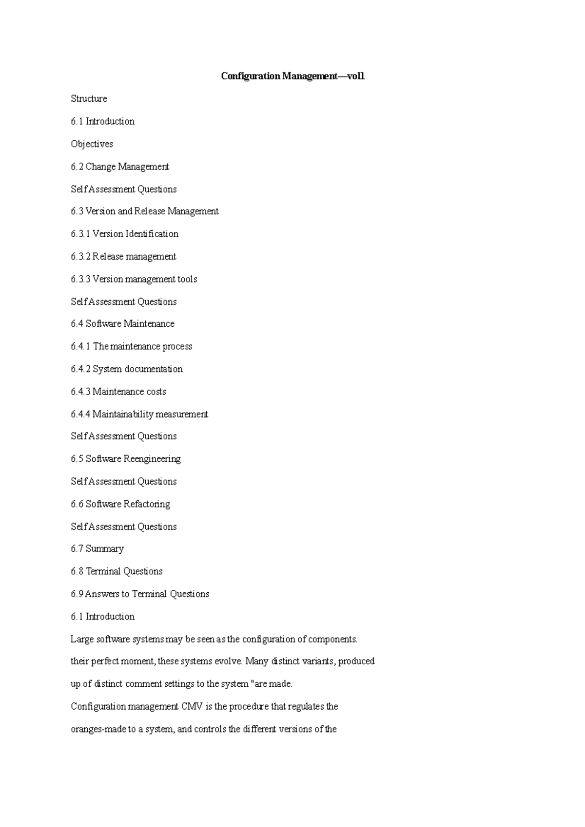 Software Engineering - Configuration Management-vol1 - Configuration ...