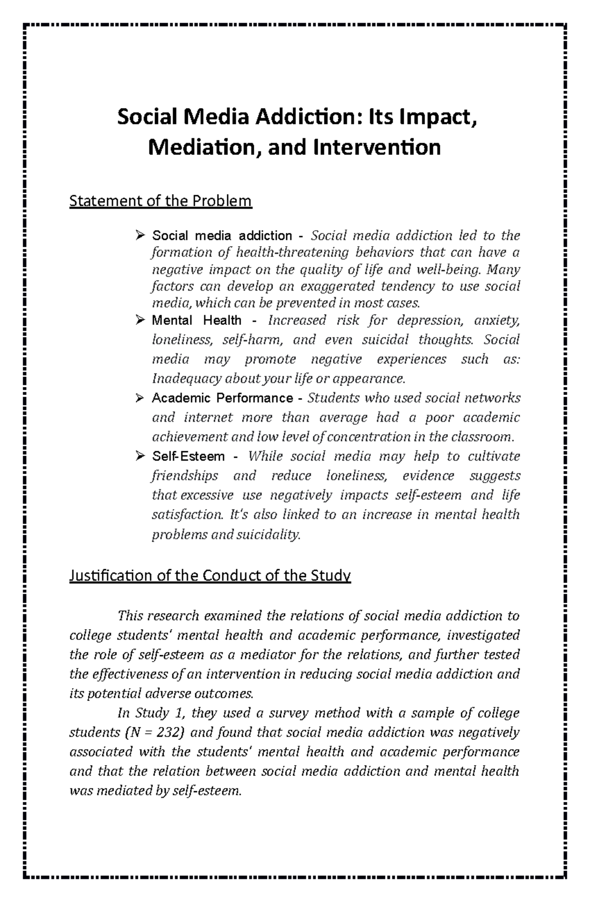 Quali research - Personal Development Modules 1-3 - StuDocuhttps://www ...
