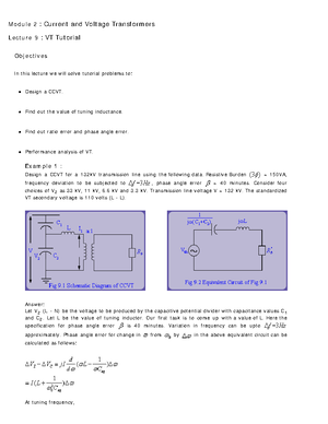 Lecture-11 - Sequence Components and Fault Analysis: Sequence Components (Tutorial) - Module 3 ...