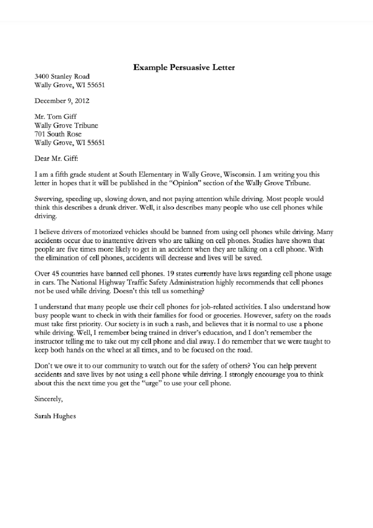 Proposal : persuasive letter - ENG1131 - Studocu