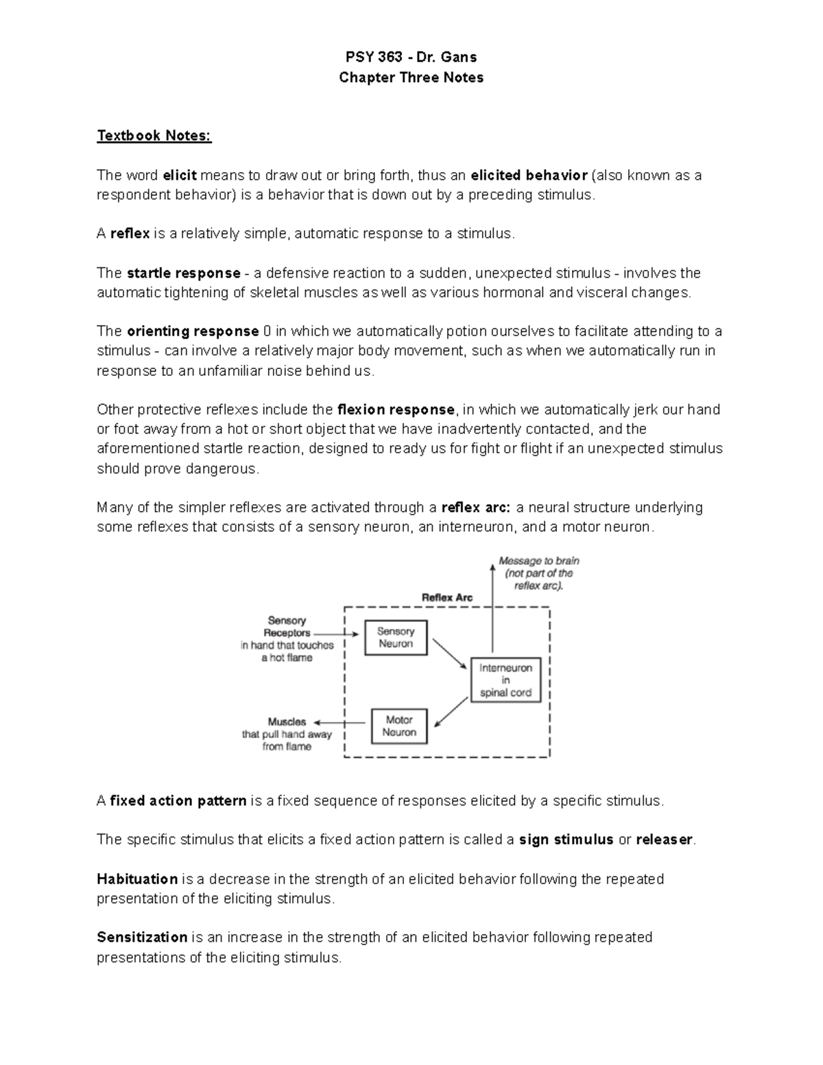 PSY 363 - CH 3 - PSY 363 - CH 3 - Chapter Three Notes Textbook Notes ...