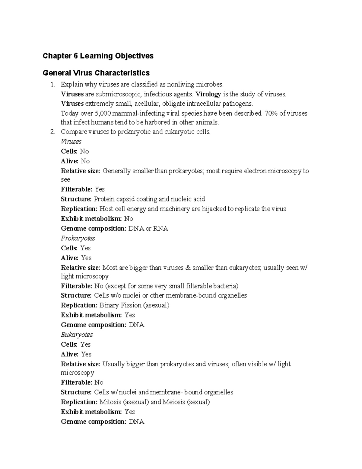 Chapter 6 Learning Objectives - Chapter 6 Learning Objectives General ...