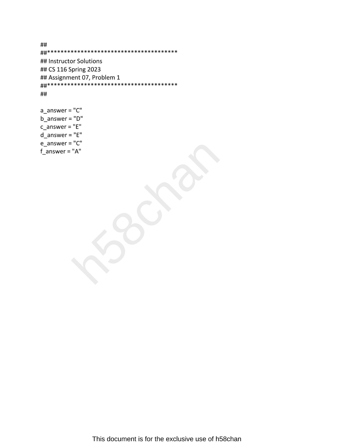 Assignment 07 - Cs 115 - Studocu