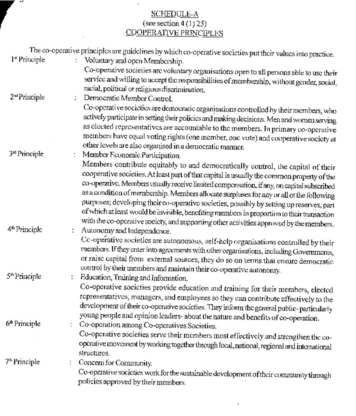 Principles of Cooperation - Principles Of Business Management - Studocu