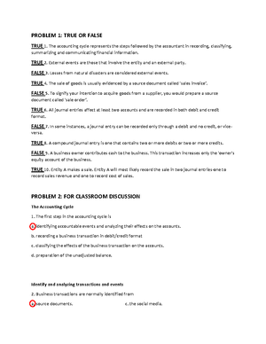 Reviewer Notes in Advanced Financial Accounting and Reporting - OLFU ...