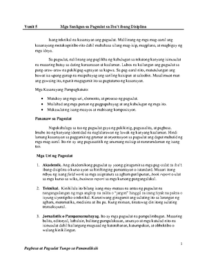 Kabanata 3 - Tayutay - FILIPINO LESSON - MODYUL: FIL-03 – MASINING NA ...