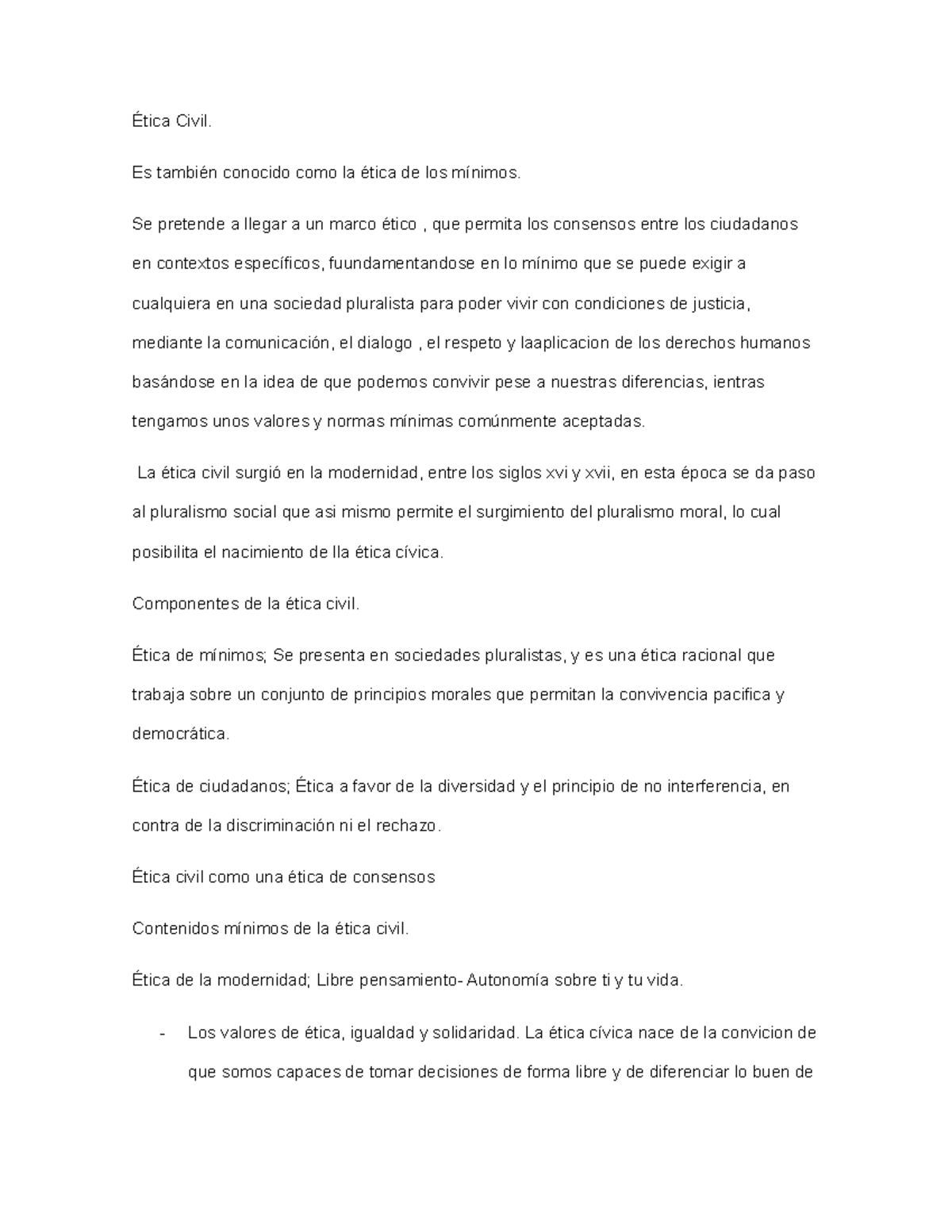 Ética Civil - Apuntes. - Ética Civil. Es también conocido como la ética ...