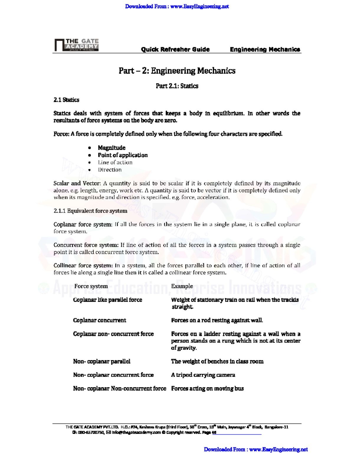 EM (GATE Academy) Concept - B.Tech Mechanical Engg - Studocu