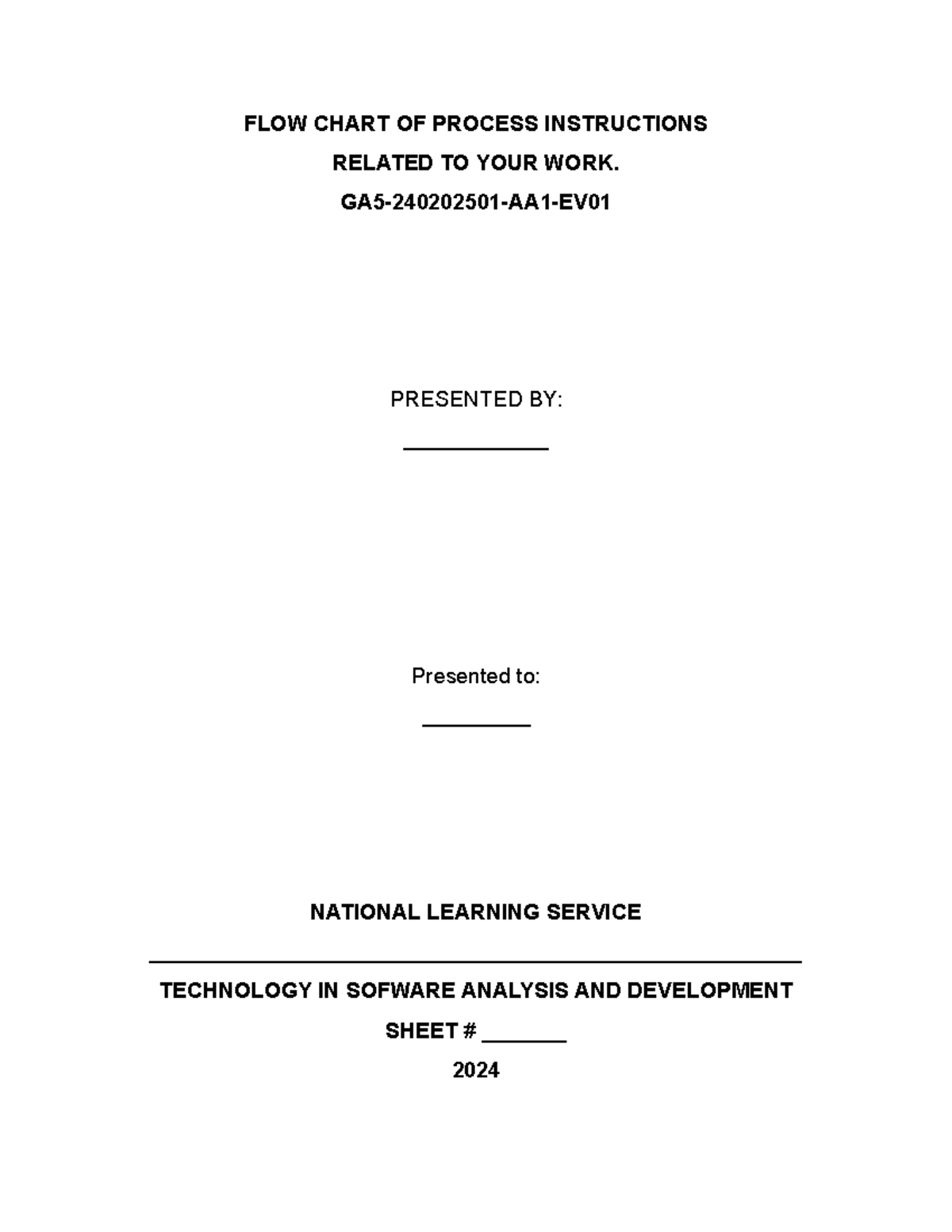 FLOW Chart OF Process Instructions - Analisis y desarrollo de software ...