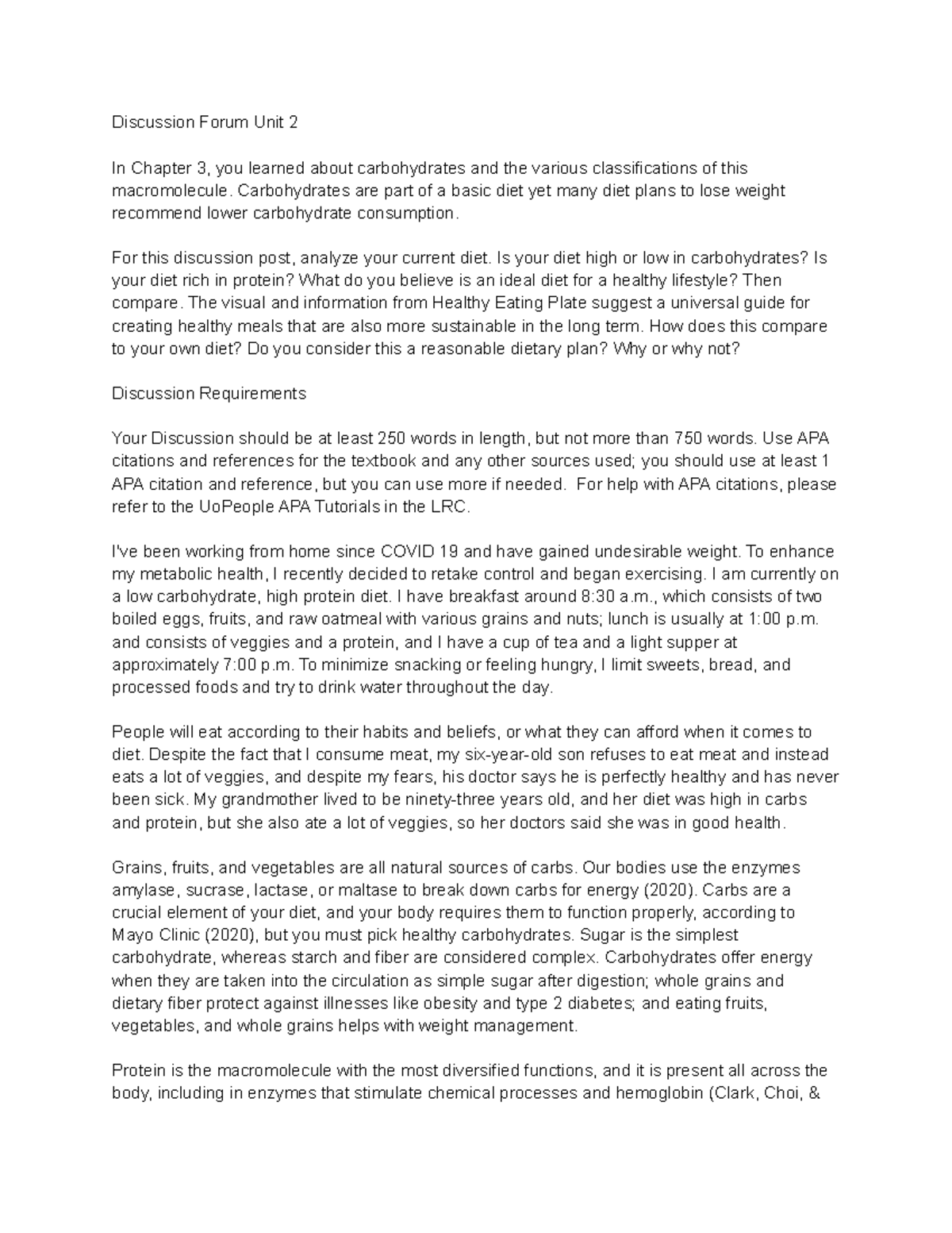 Discussion ForumLearning Journal UNIT 5 - MATH 1201 Unit 2 - Discussion ...