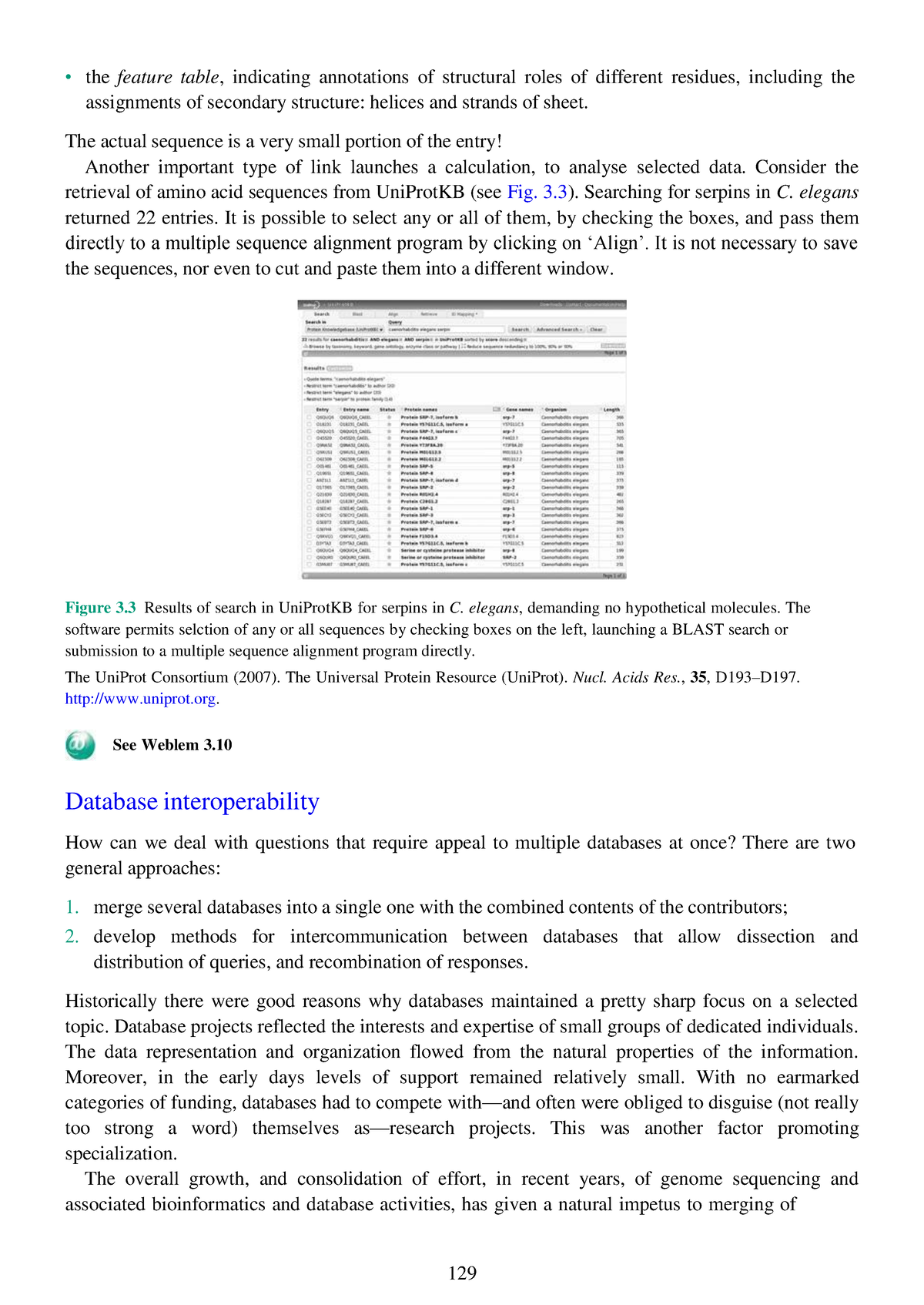 Introduction Of Bioinformatics Notes 33 The Feature Table Indicating Annotations Of