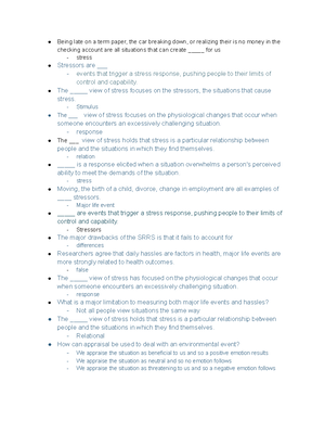 PSYC 100 (10) Notes - Intro to Psych - Psychology 100 Emma Davis Wolf ...