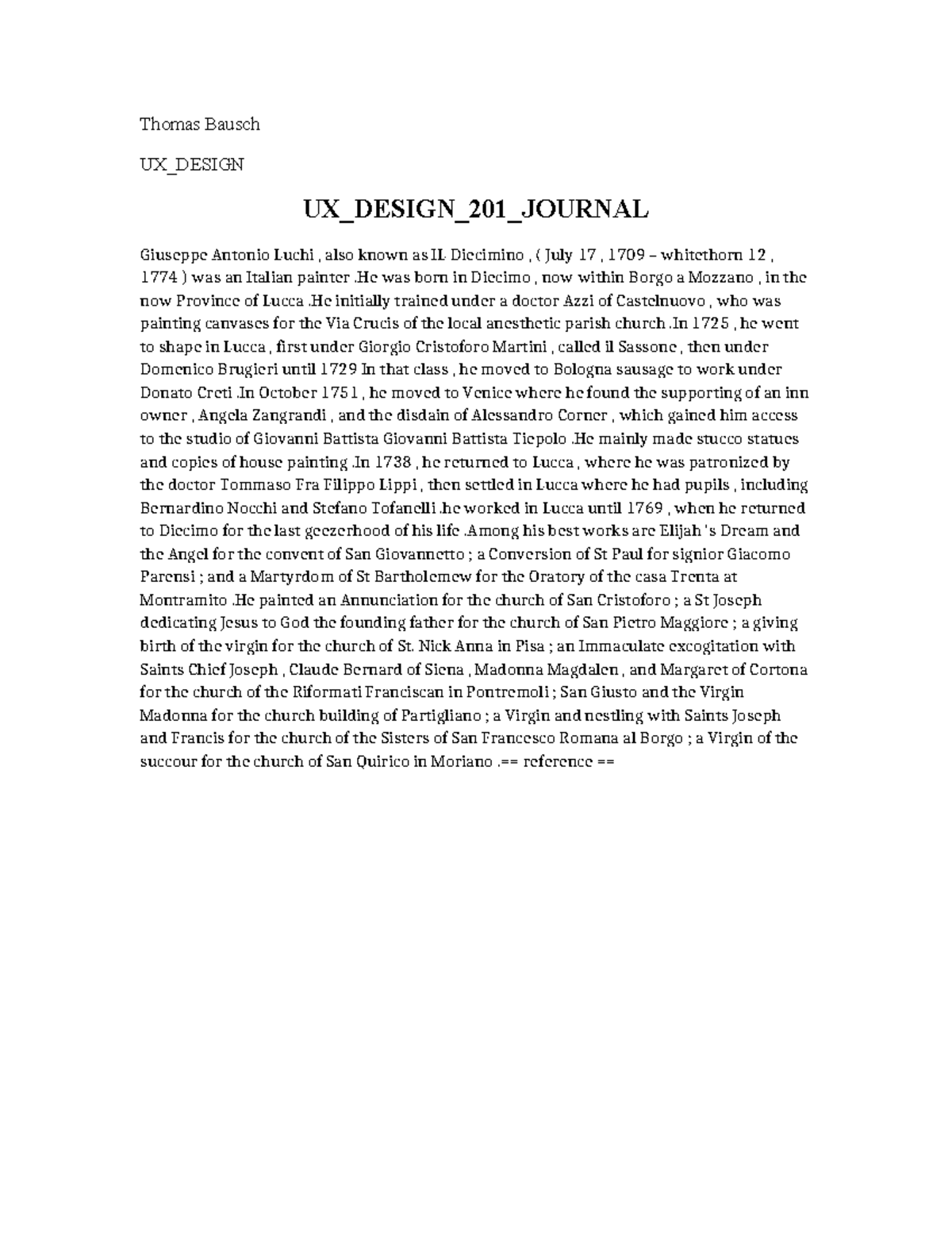 UX Design 201 Journal - Thomas Bausch UX_DESIGN UX_DESIGN_201_JOURNAL ...