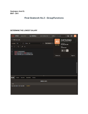 History Finals PT - Sambajon, Arwil D. BSIT – 201I FINALS - Performance - Task 5 My thought ...