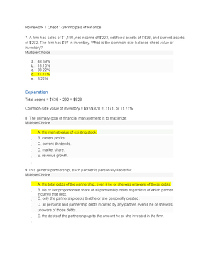 Homework 1 Chapt 1-3 part 4 - Homework 1 Chapt 1-3 Principals of ...