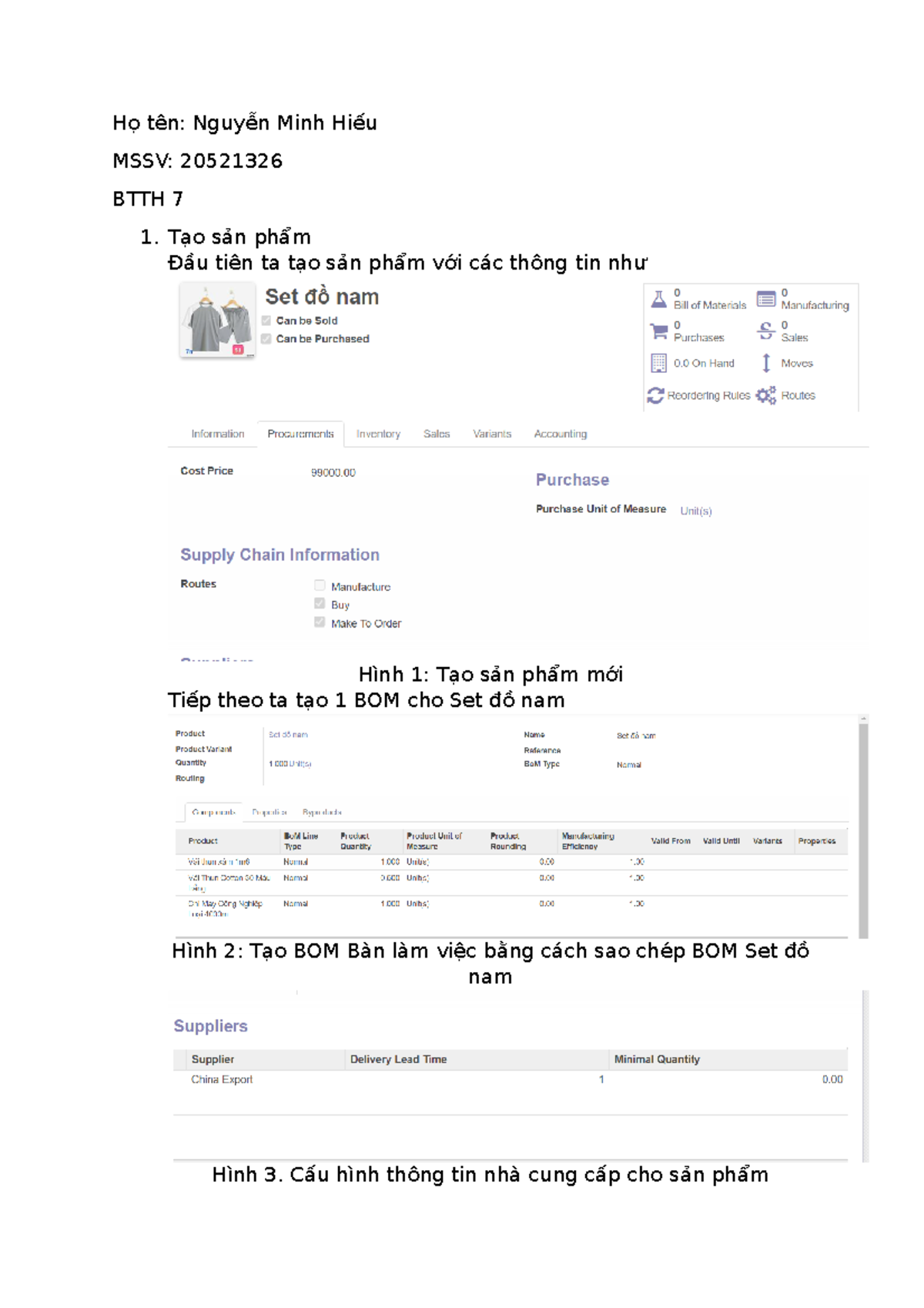 BTTH7 ghvhvhvhvj - Họ tên: Nguyễn Minh Hiếu MSSV: 20521326 BTTH 7 Tạo ...