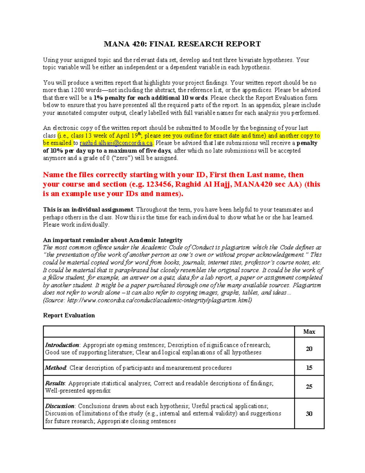 Final Project Overview RAH Winter 2021 - MANA 420: FINAL RESEARCH ...