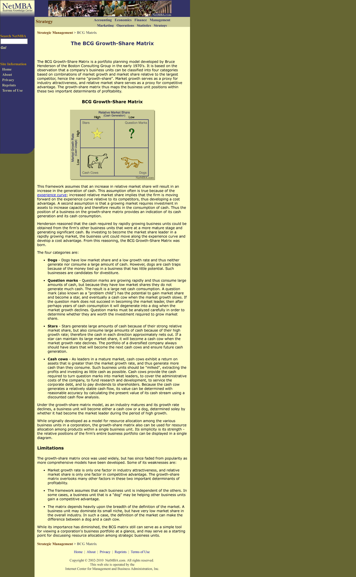 BCG Matrix - Accounting Economics Finance Management Marketing ...