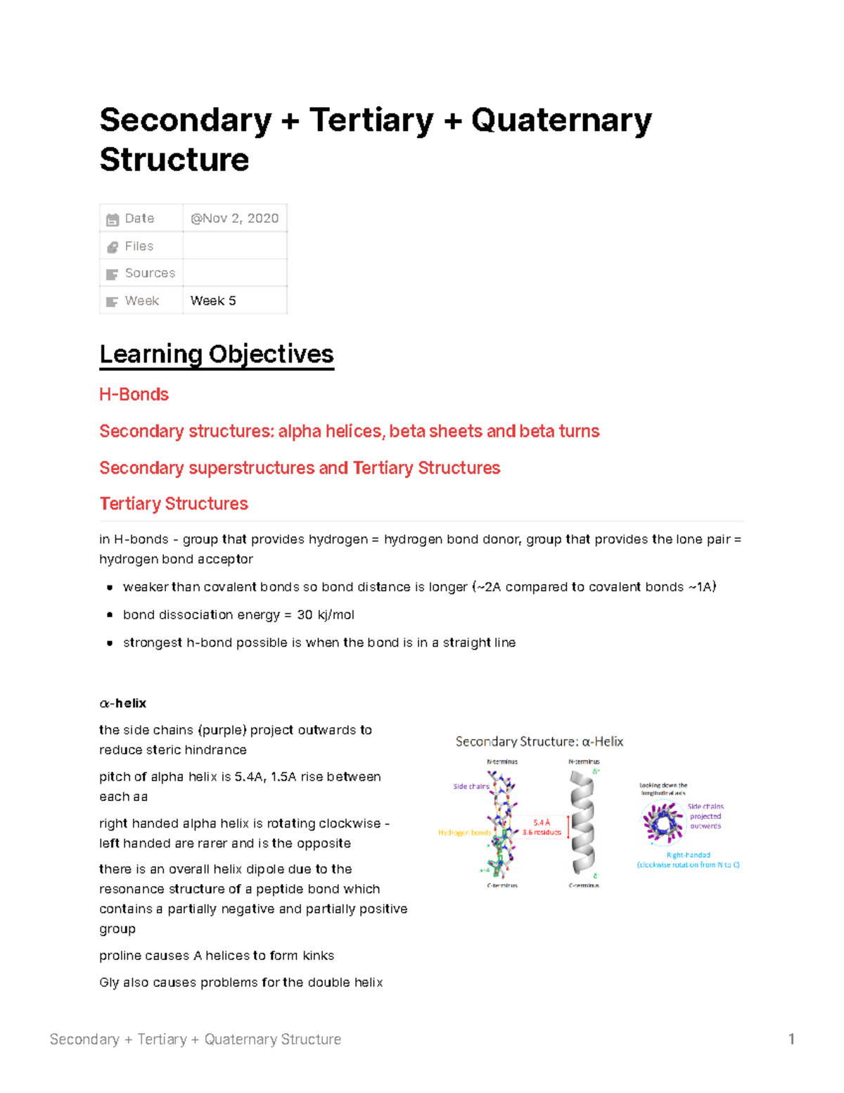 Secondary Tertiary Quaternary Structure - Secondary + Tertiary ...