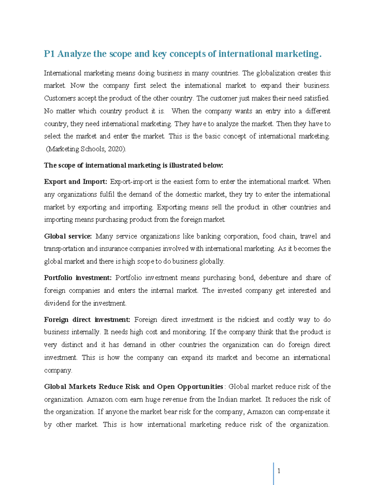 IM S3 Q1 - Essay - P1 Analyze the scope and key concepts of ...