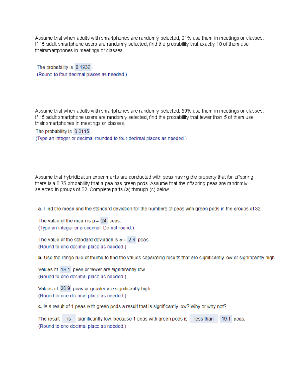 HW Section 6 - Teach by Prof.Weidong_chen - Assume that when adults with smartphones are ...