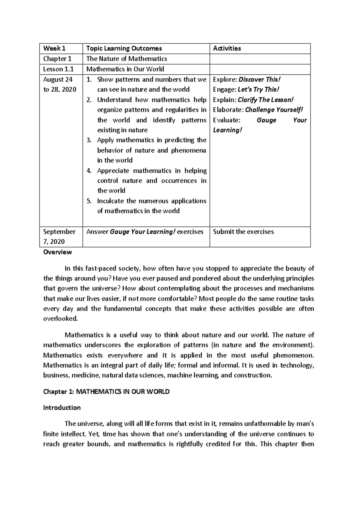 Gecmat-Module-1 - General Mathematics Module 1 - Week 1 Topic Learning ...