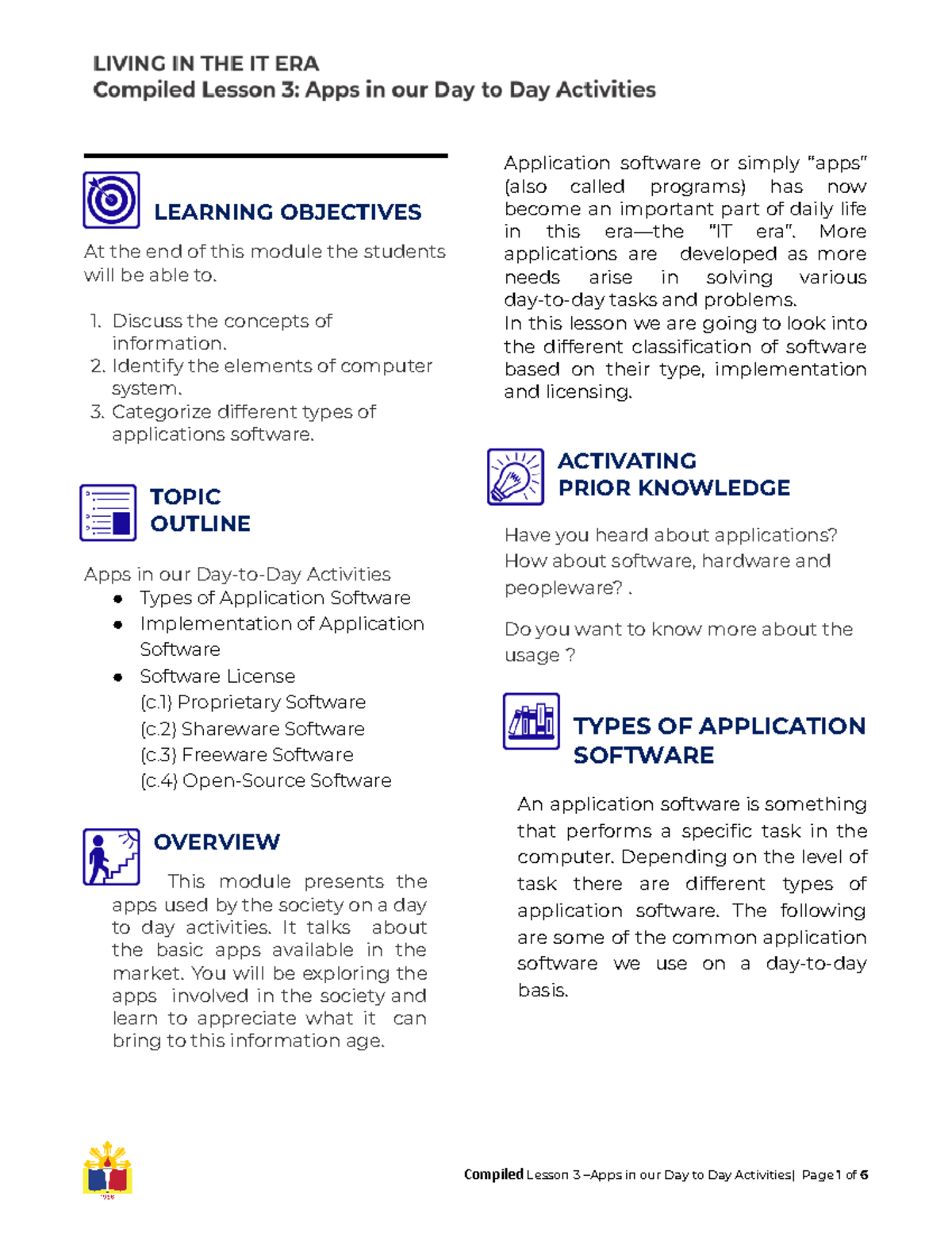 Compiled-Lesson-03 -Apps-in-Our-Day-to-Day-Activities - LEARNING ...