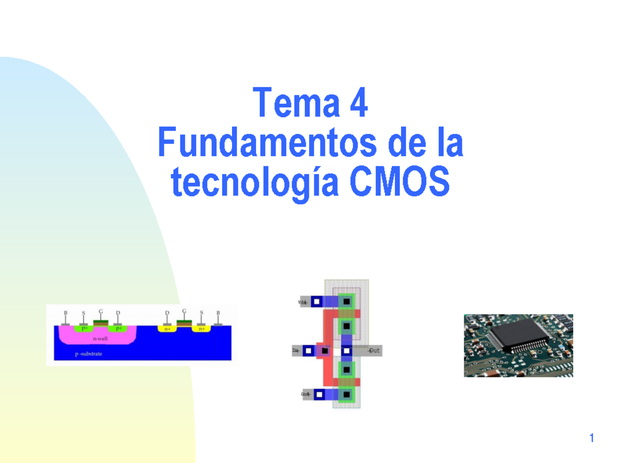 T5 CMOS - Resumen Teoría de circuitos - Tema 4 Fundamentos de la ...
