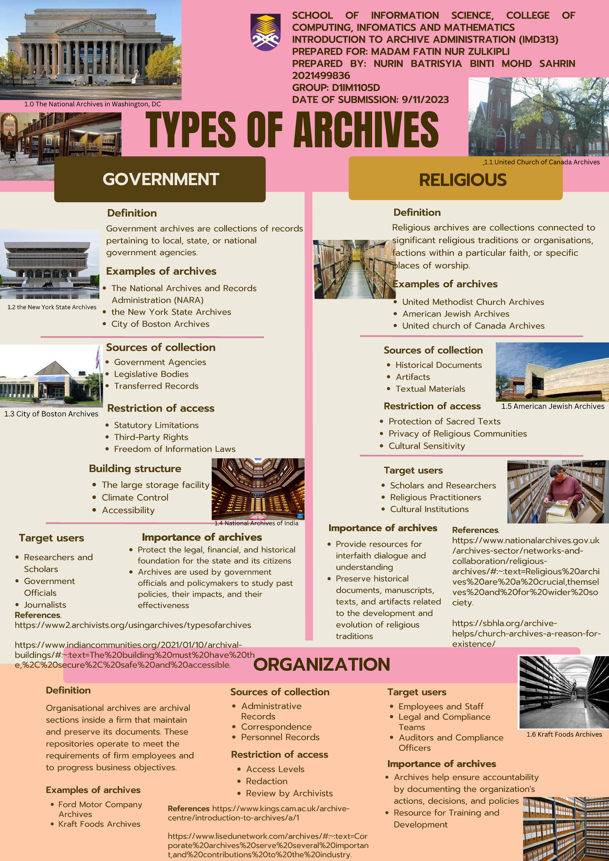 Poster infographic - ORGANIZATION SCHOOL OF INFORMATION SCIENCE ...