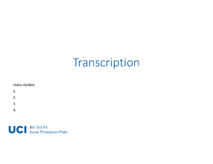 16 Class Transcription notes-3 - pollev/Bio93AB Transcription ...