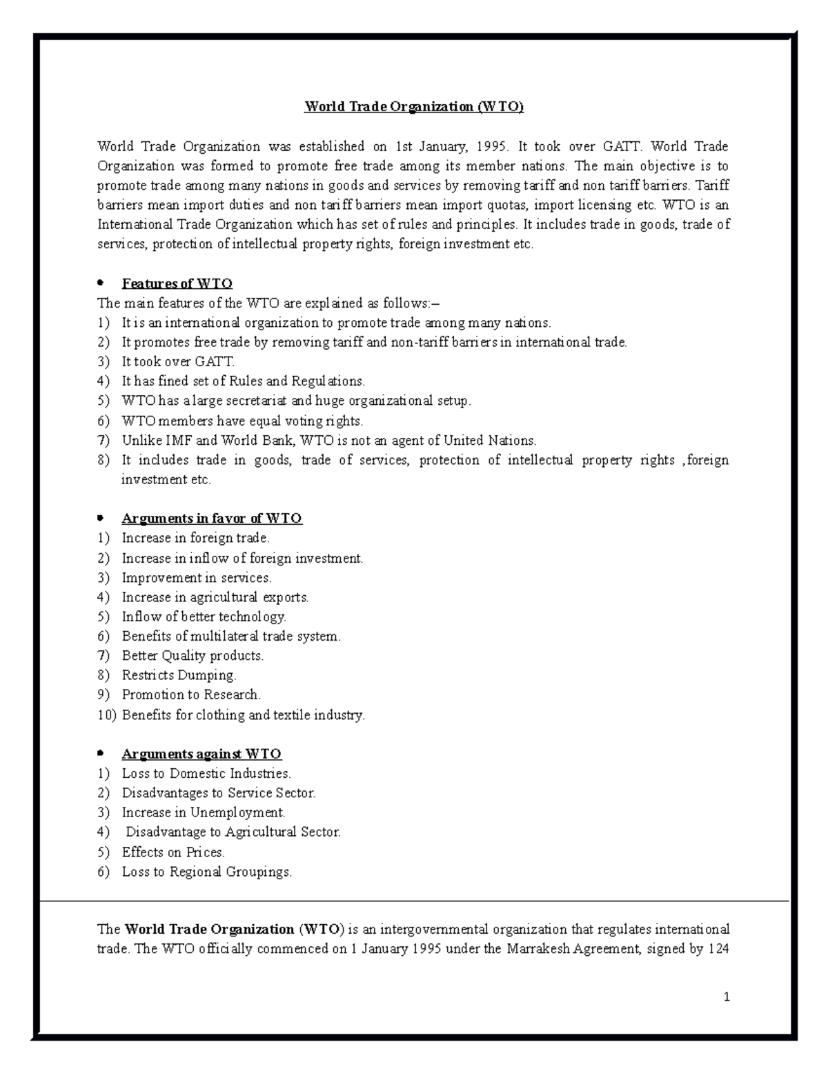Chapter-5-World Trade Organization - World Trade Organization (WTO ...