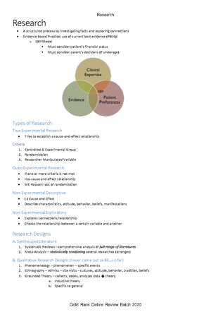 Validity and Bias Considerations in Research - R e s e a R c h f u n d ...