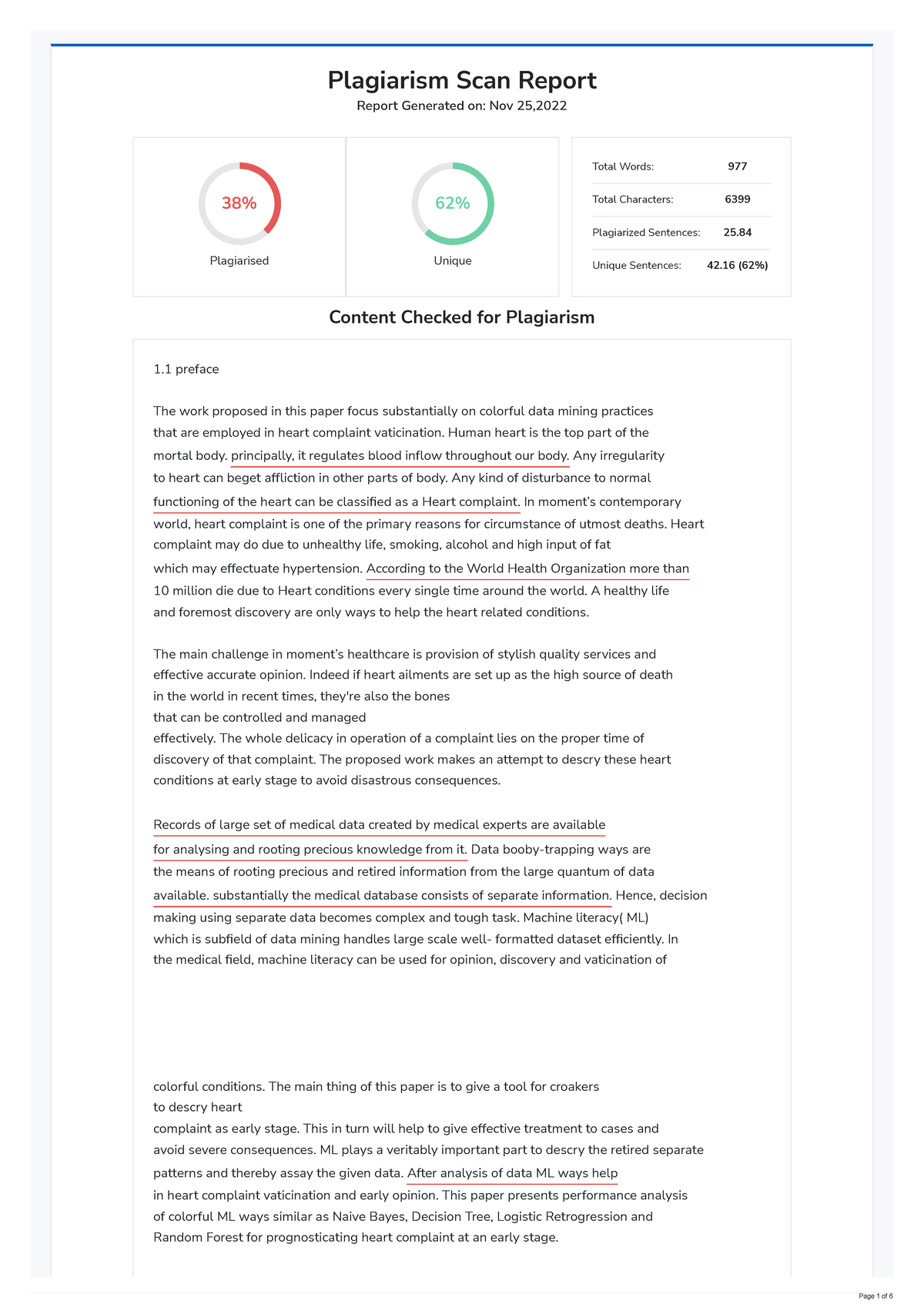 Plagiarism-report - cg project report - Plagiarism Scan Report Report ...
