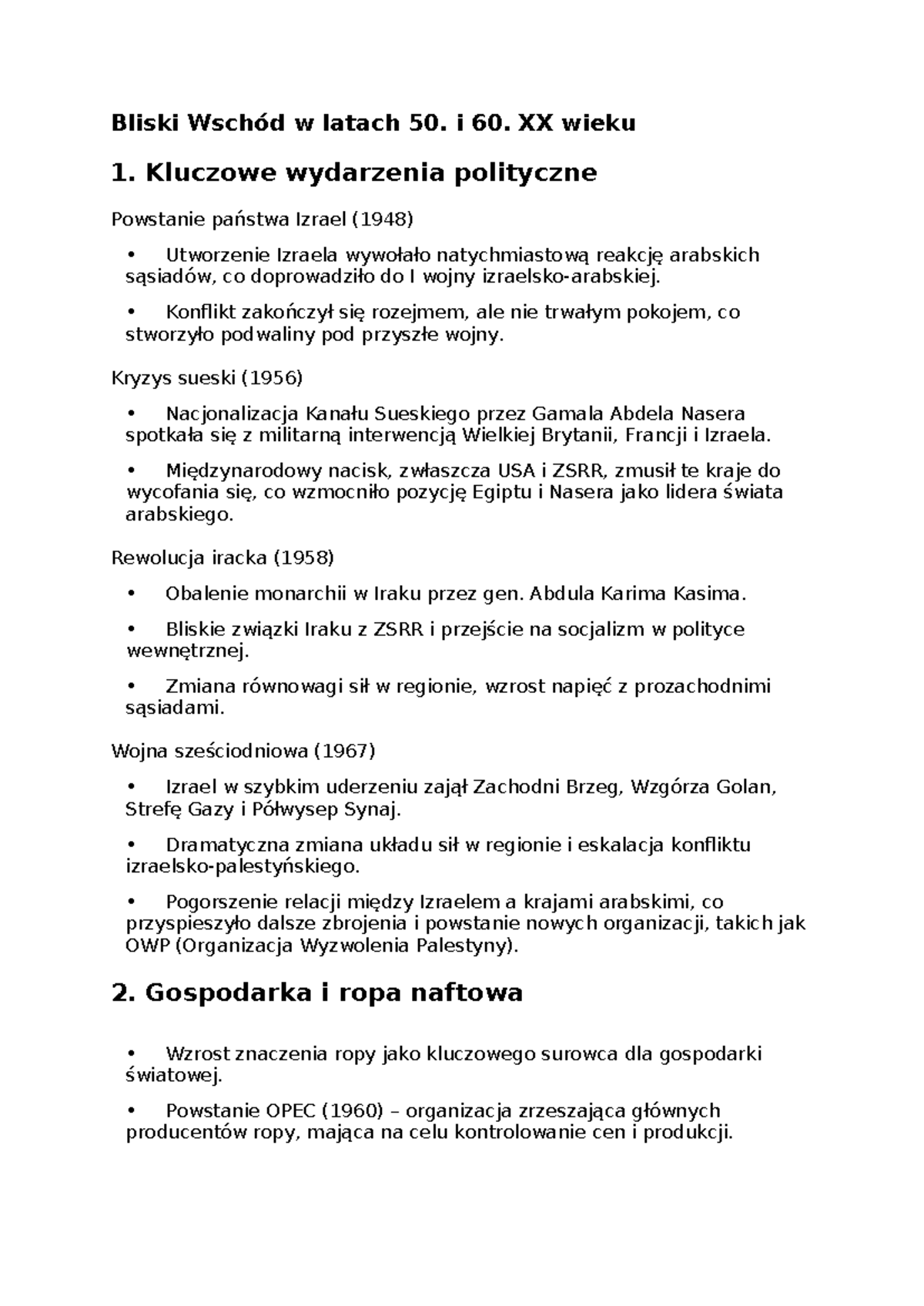 Na hit uwu - hit uwu - Bliski Wschód w latach 50. i 60. XX wieku 1 ...