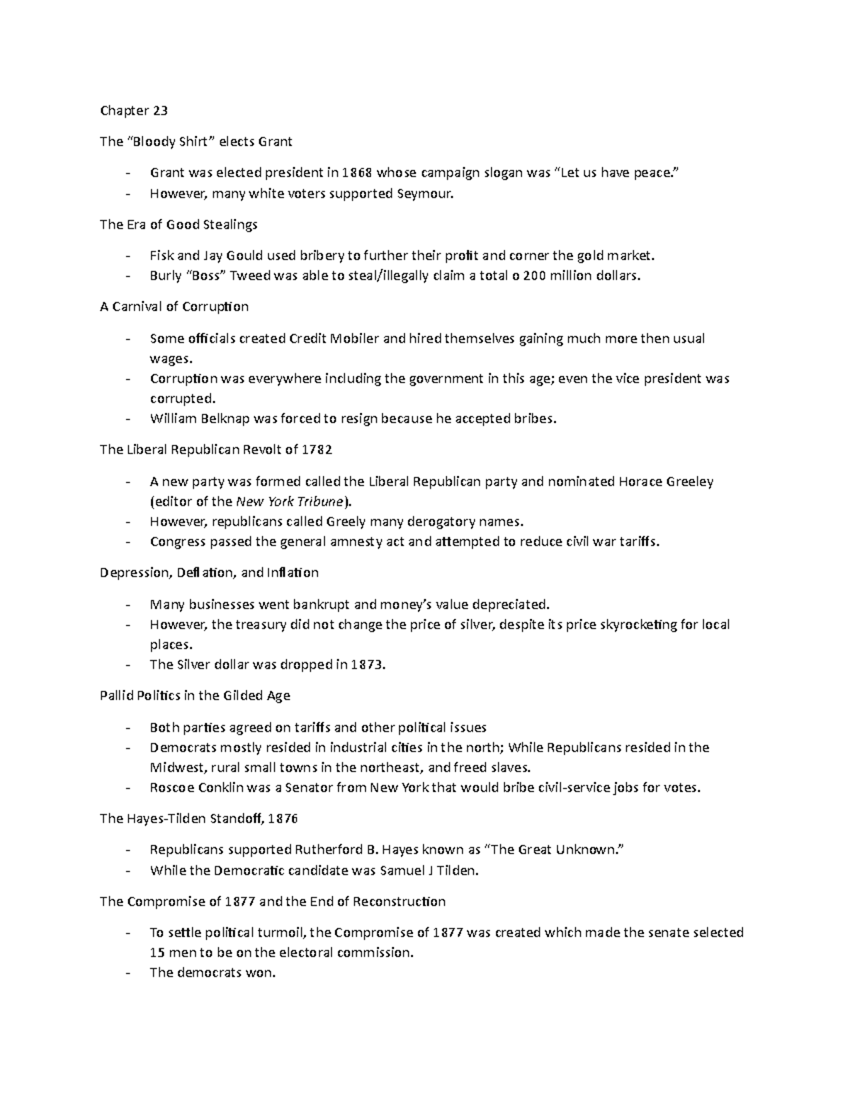 Chapter 23 of The American Pagent: A History of the Republic 13th ...