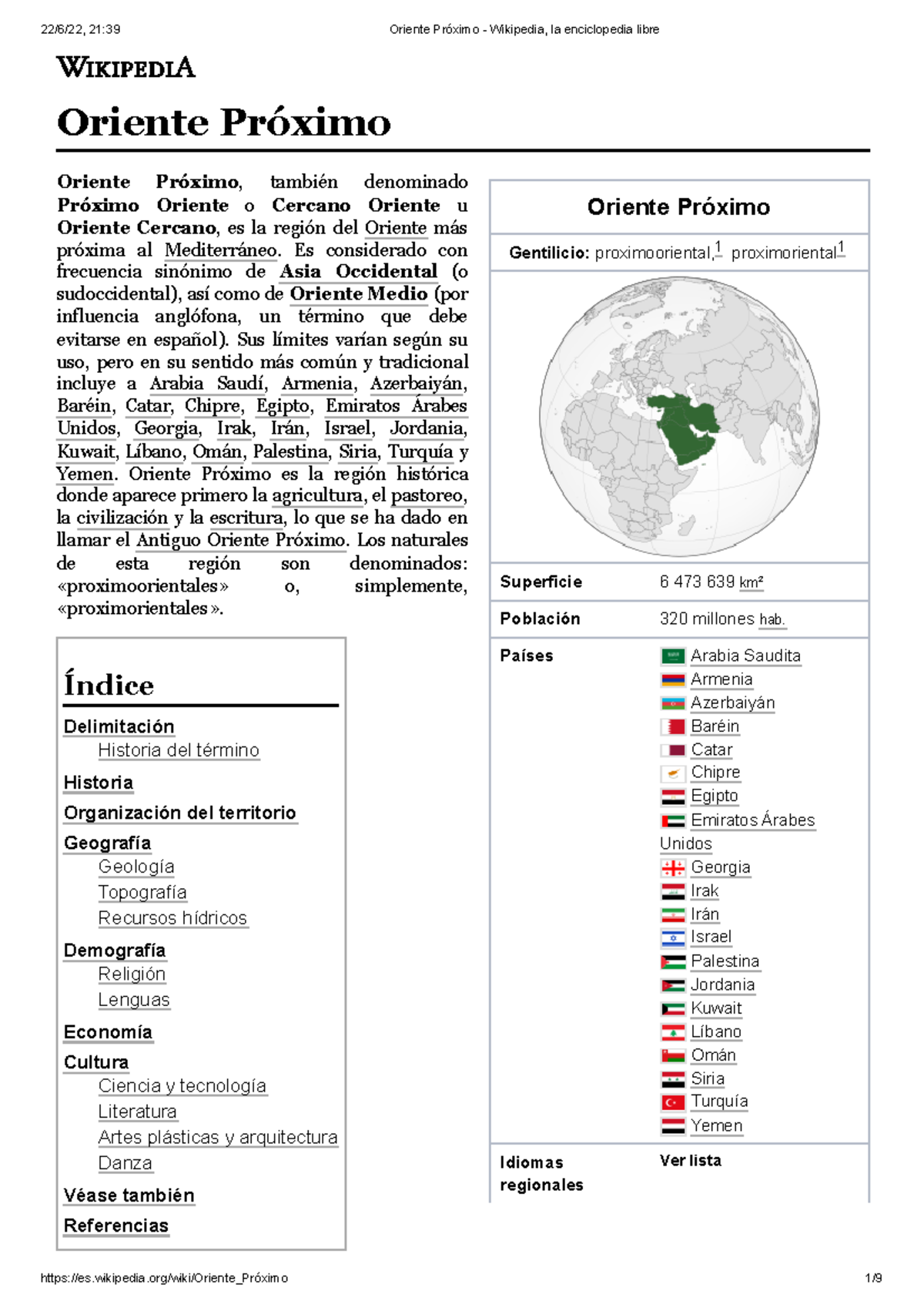Oriente - Wikipedia, la enciclopedia libre - Oriente Próximo Gentilicio ...
