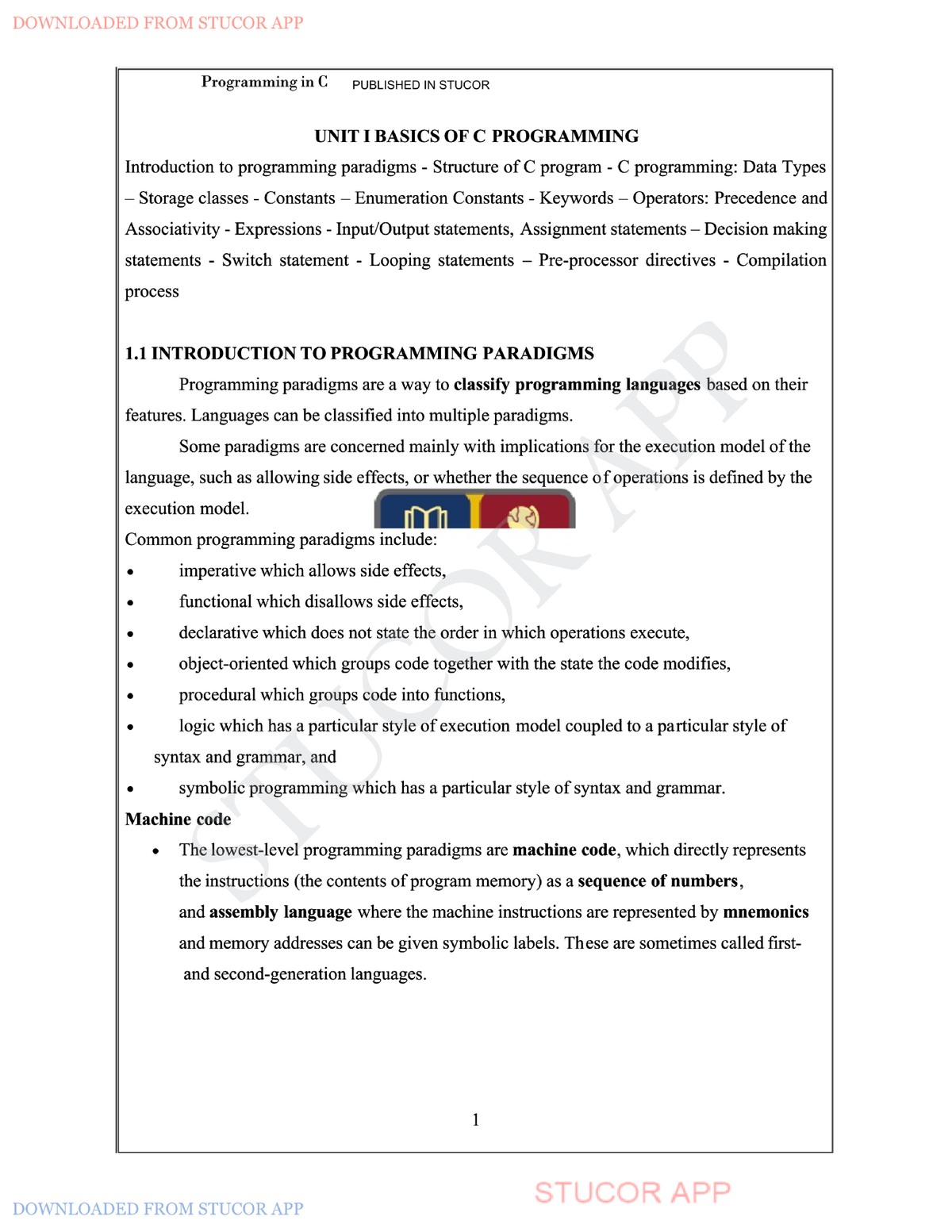 Programming in c - #define directive. Global declaration section:Global ...