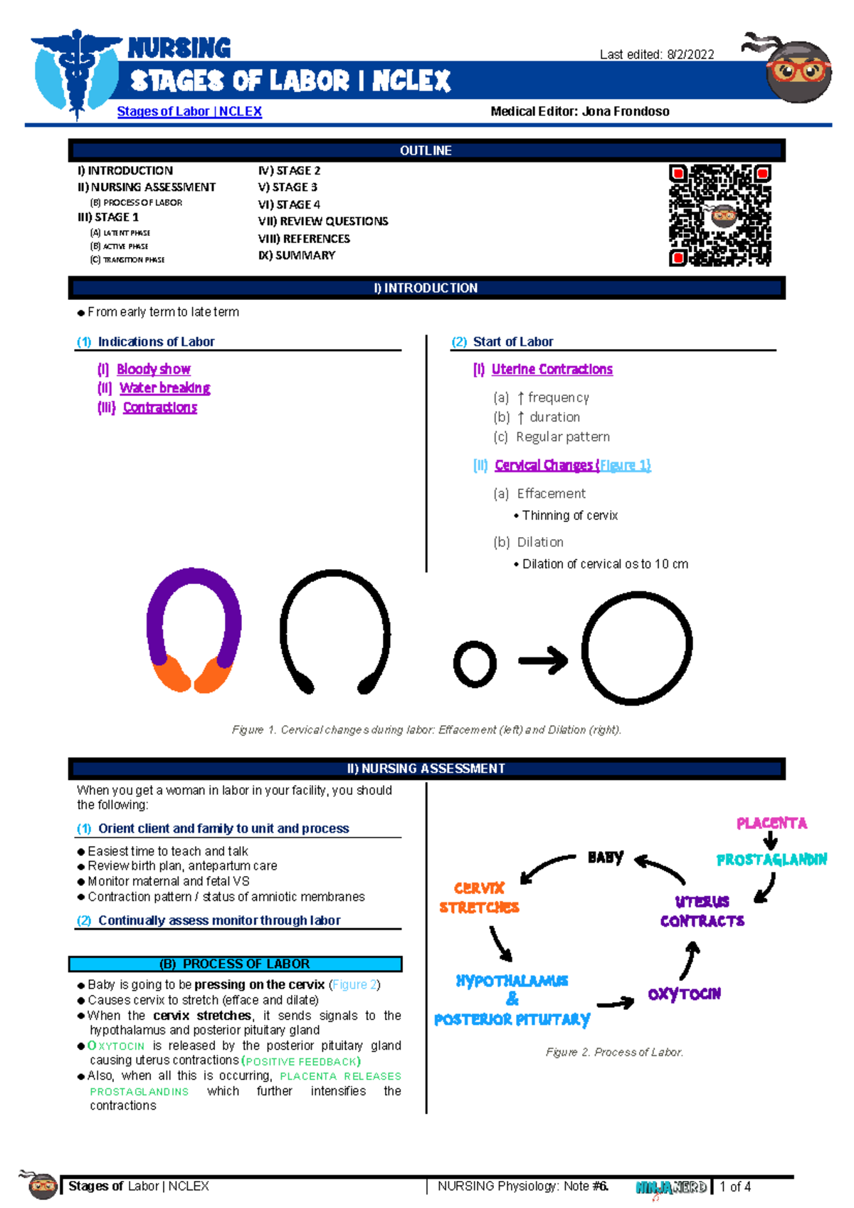 2012 0060 - Nursing Physiology - 006 ] Stages of Labor ~ Nclex [Notes ...