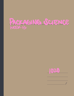 WEEK 11 - Packaging Graphics and Printing - PACKAGING SCIENCE WEEK II ...