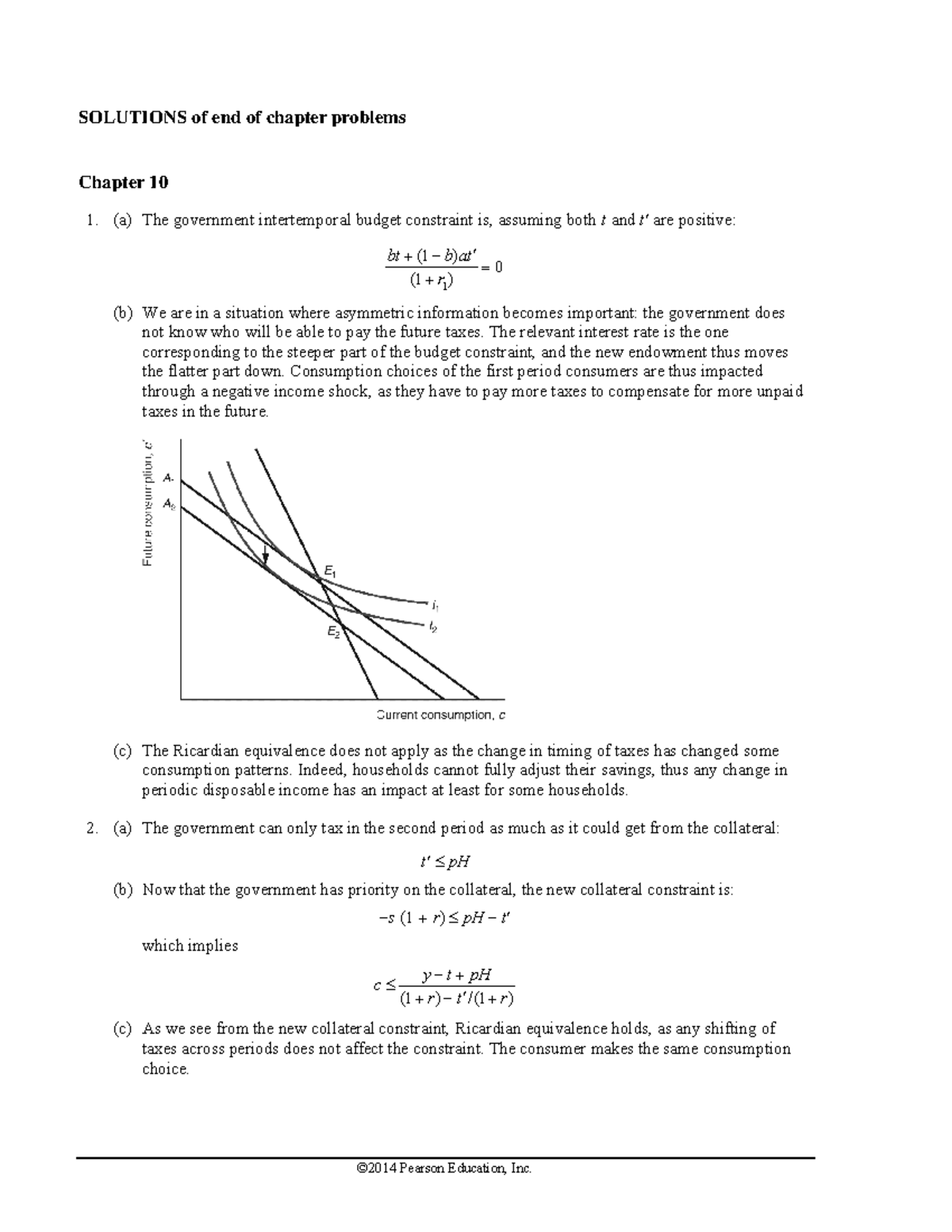 Williamson end of Chapter 10 problems Solutions - ©2014 Pearson ...