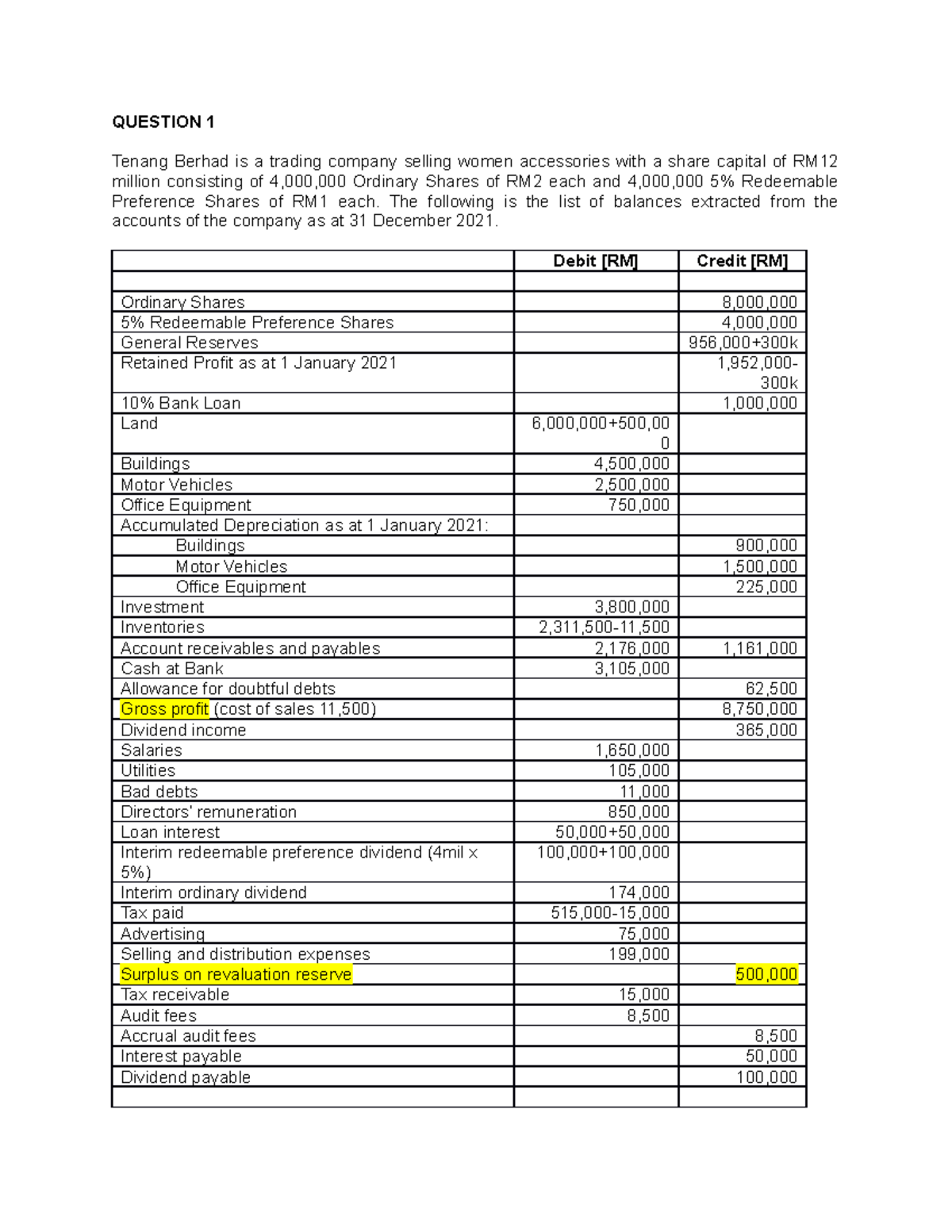 Question 1n - note - million consisting of 4,000,000 Ordinary Shares of ...