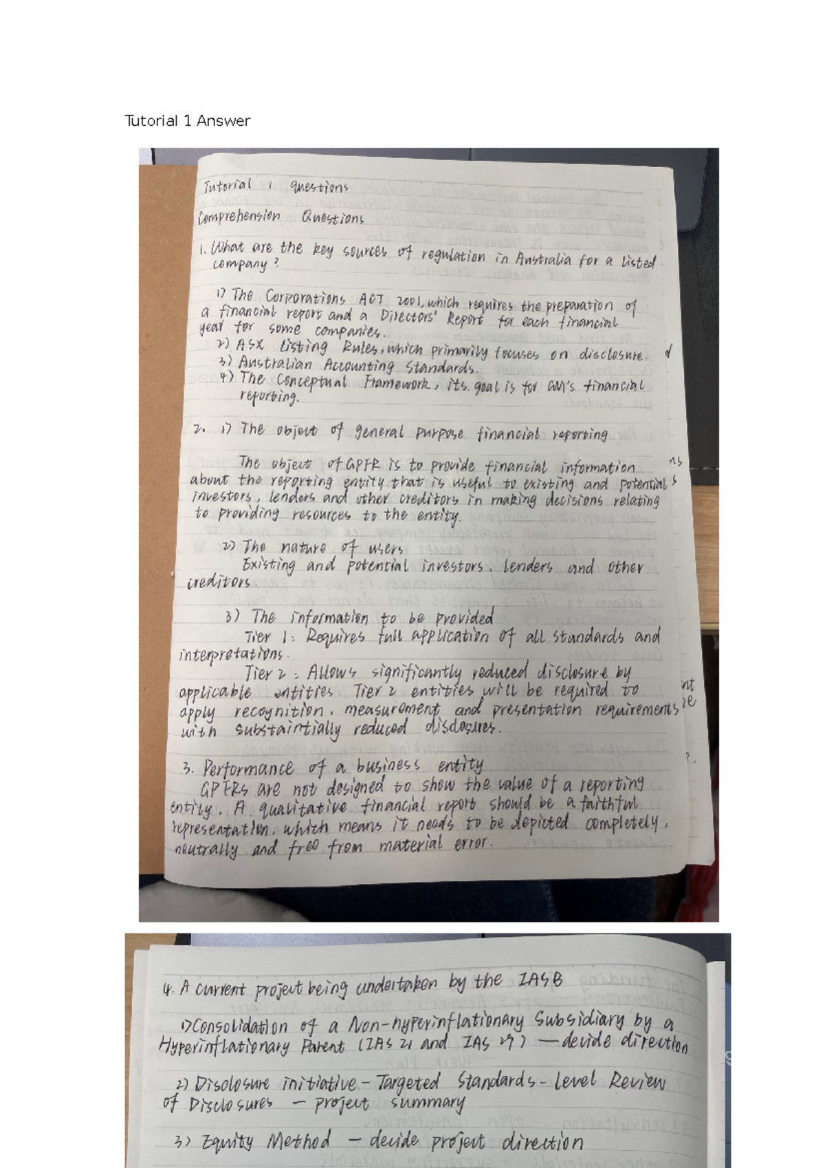 Tutorial 1 Questions - Week1 - BUSN7050 - Tutorial 1 Answer - Studocu