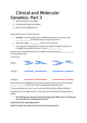 2 - Part two molecular genetics with blanks to test your knowledge ...