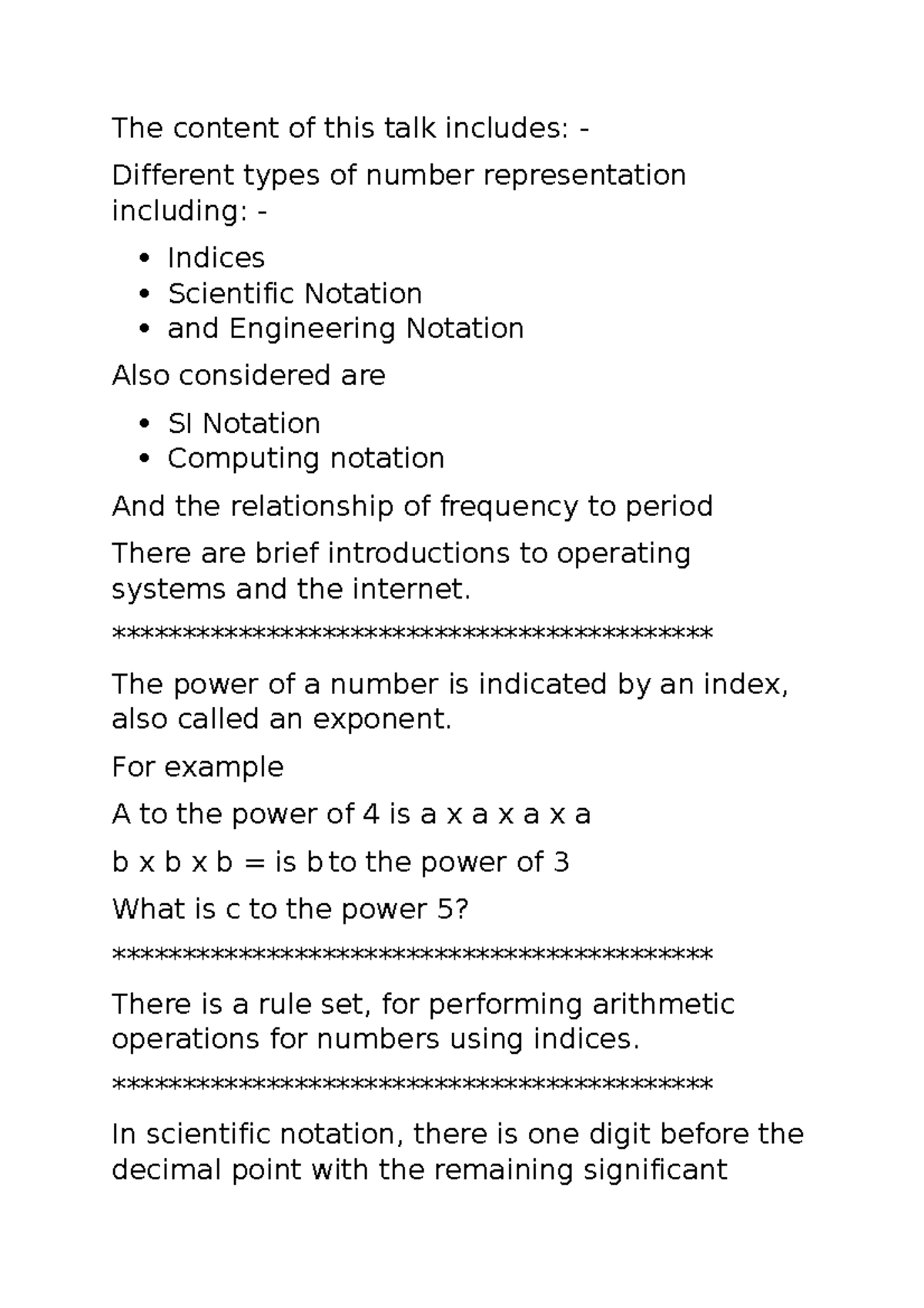 Lecture Summary Introduction To Computer And Communication Systems
