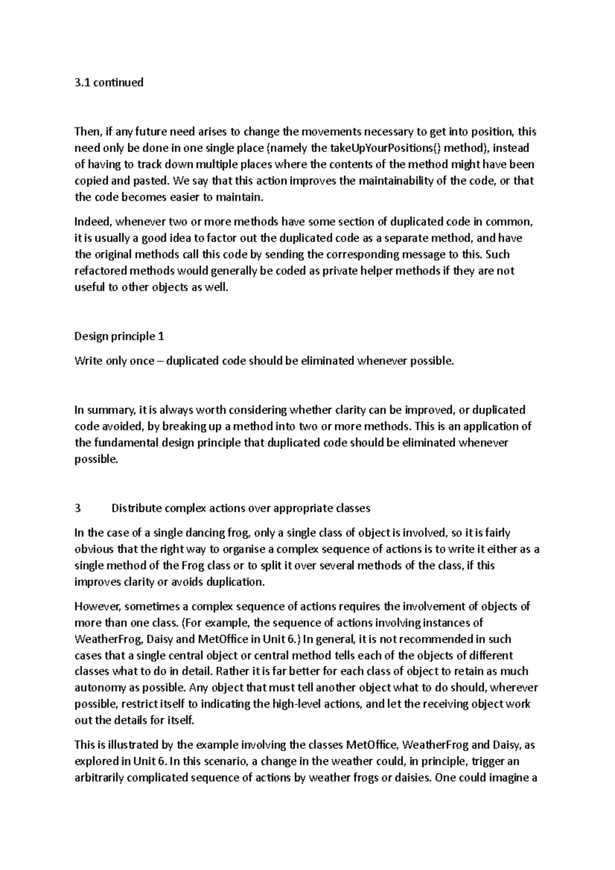 Unit 7 - 3.1 continued - in depth notes from the units in the M250 ...